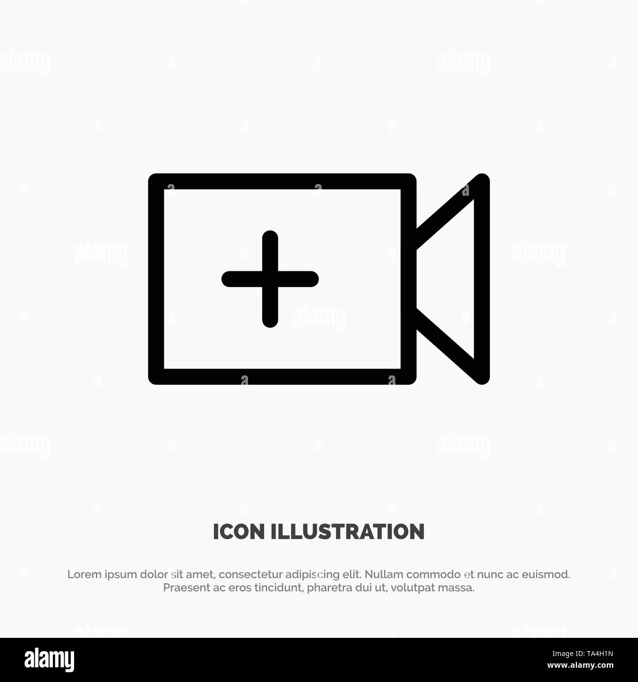 Camera ui Stock Vector Images - Alamy