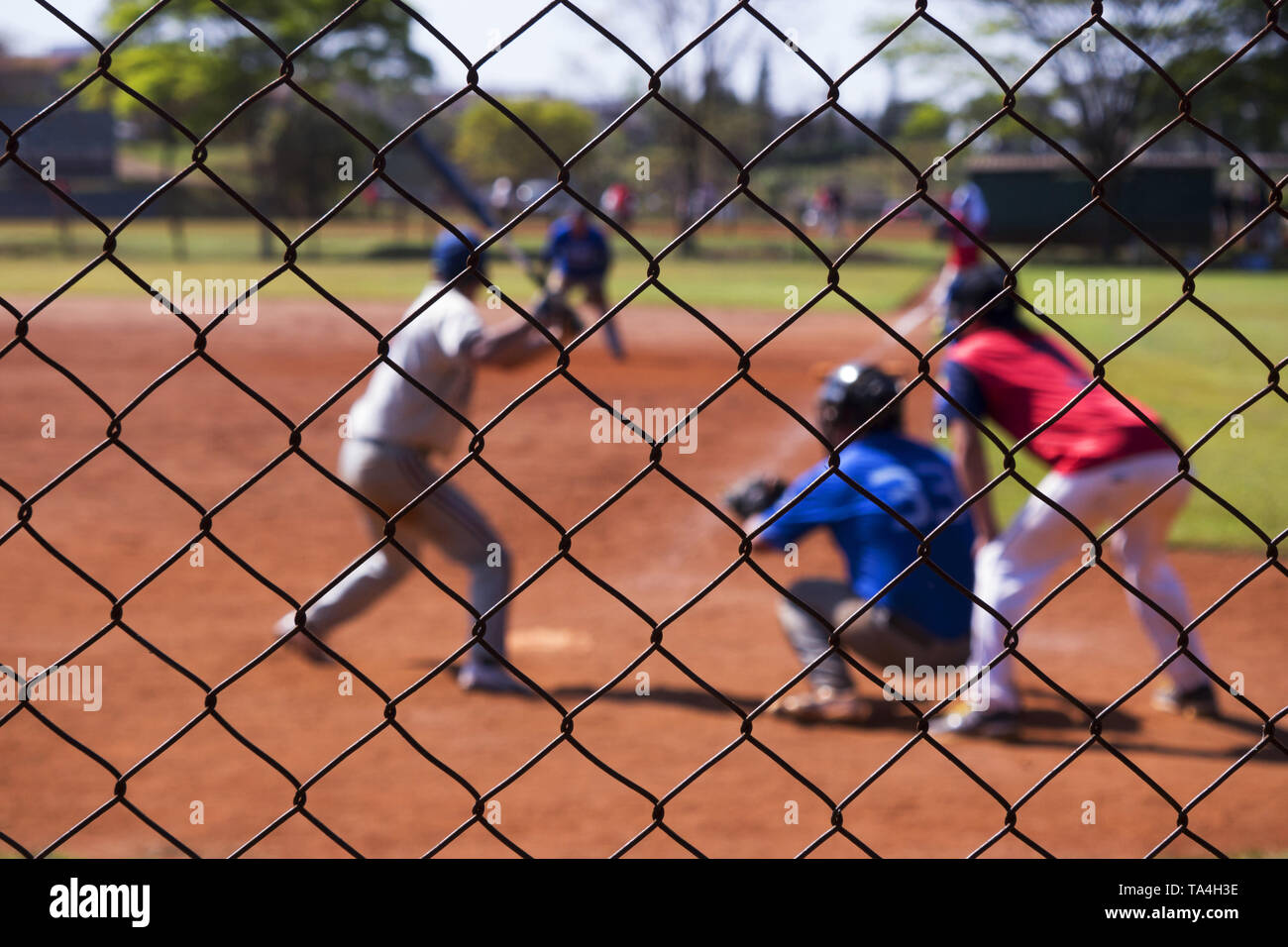 Chain link fence Stock Photo - Alamy