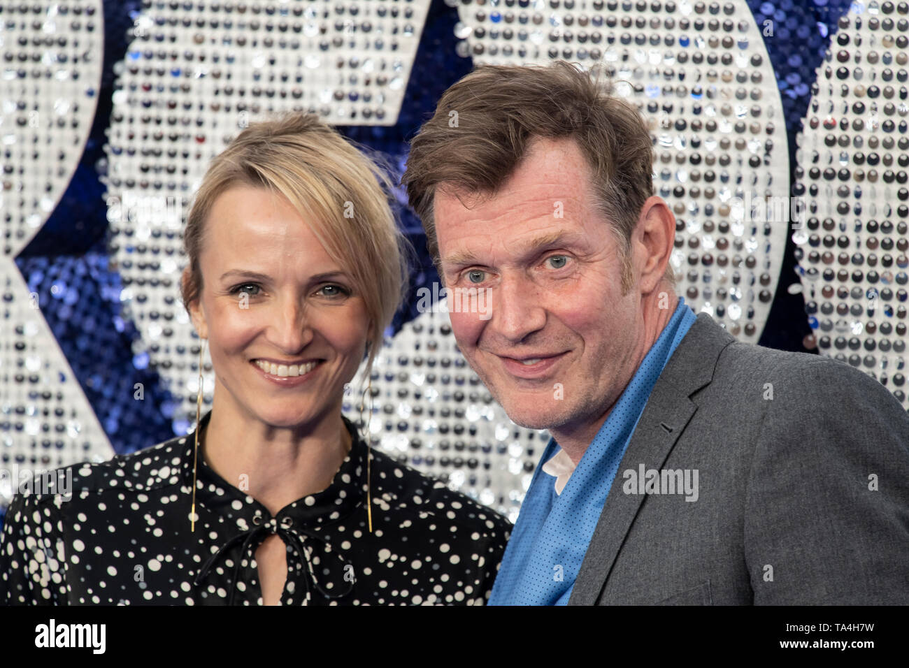 LONDON, ENGLAND - MAY 20: Jason Flemyng (R) and Elly Fairman attends ...