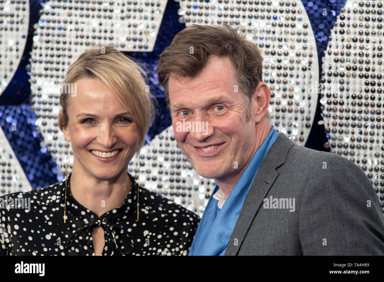 LONDON, ENGLAND - MAY 20: Jason Flemyng (R) and Elly Fairman attends ...