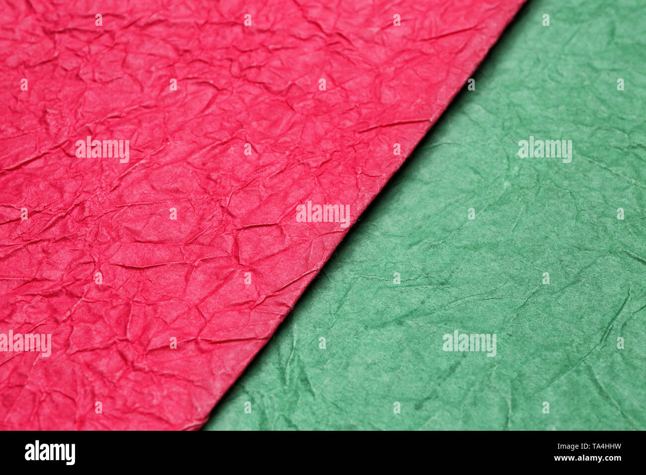 Different color crumpled paper, closeup Stock Photo - Alamy