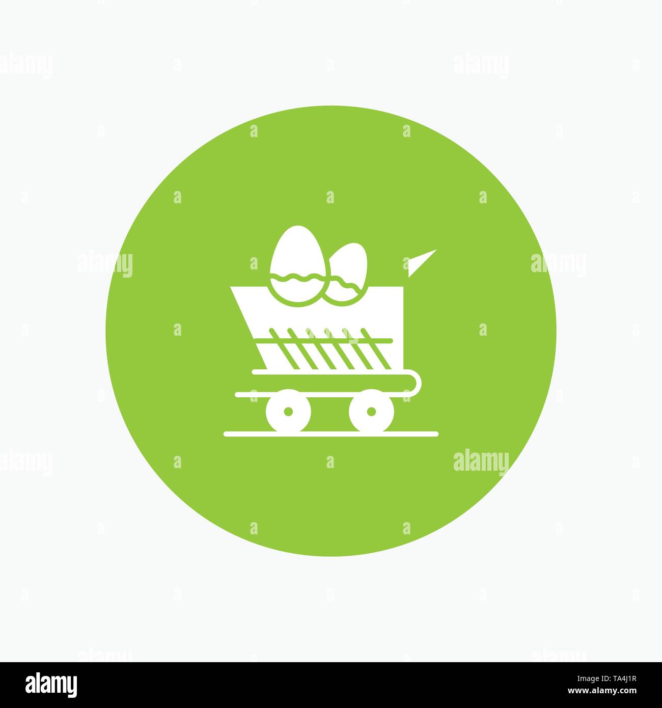 Yellow and green trolley Stock Vector Images - Alamy