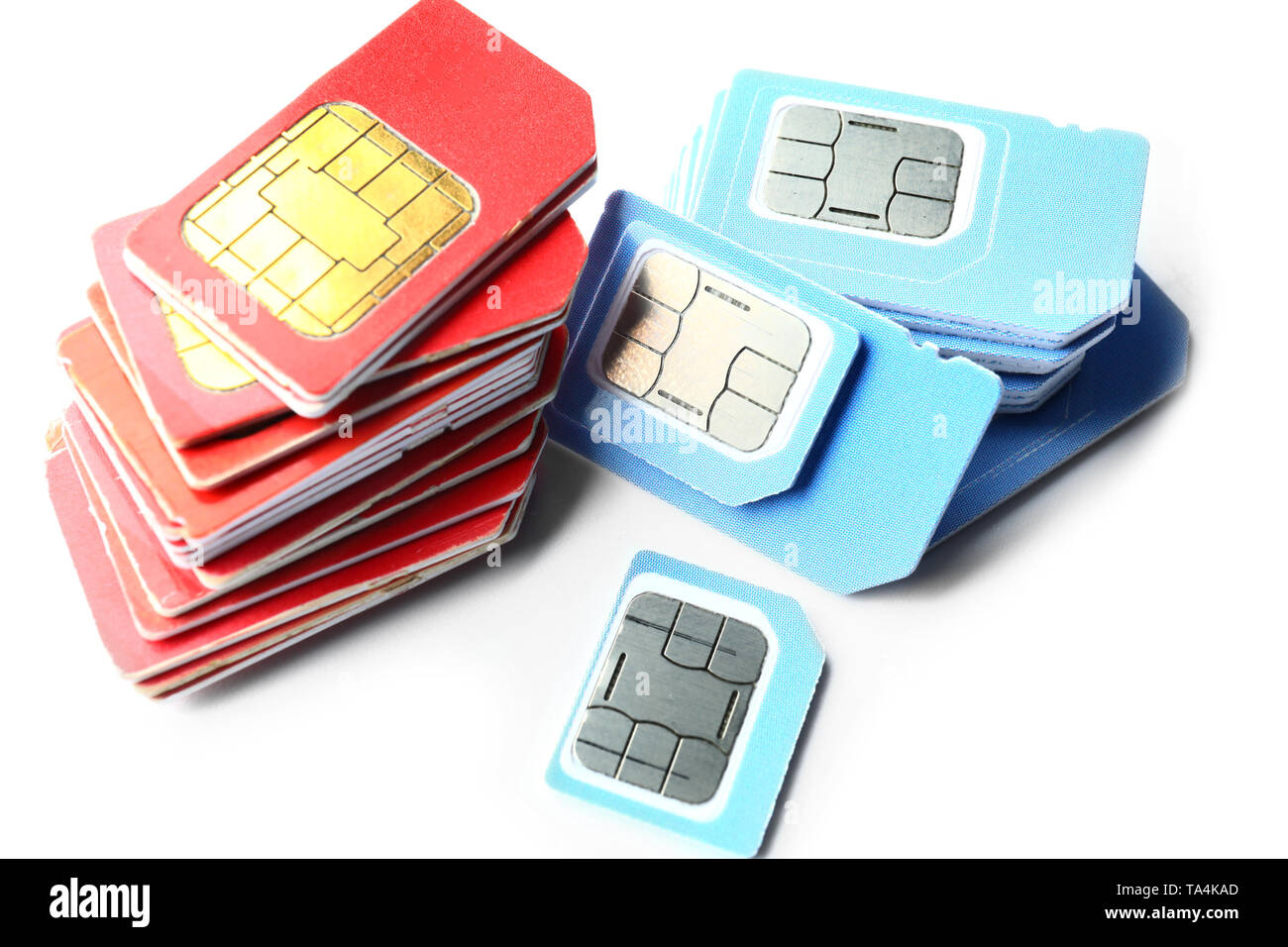Different sim cards background hi-res stock photography and images - Alamy