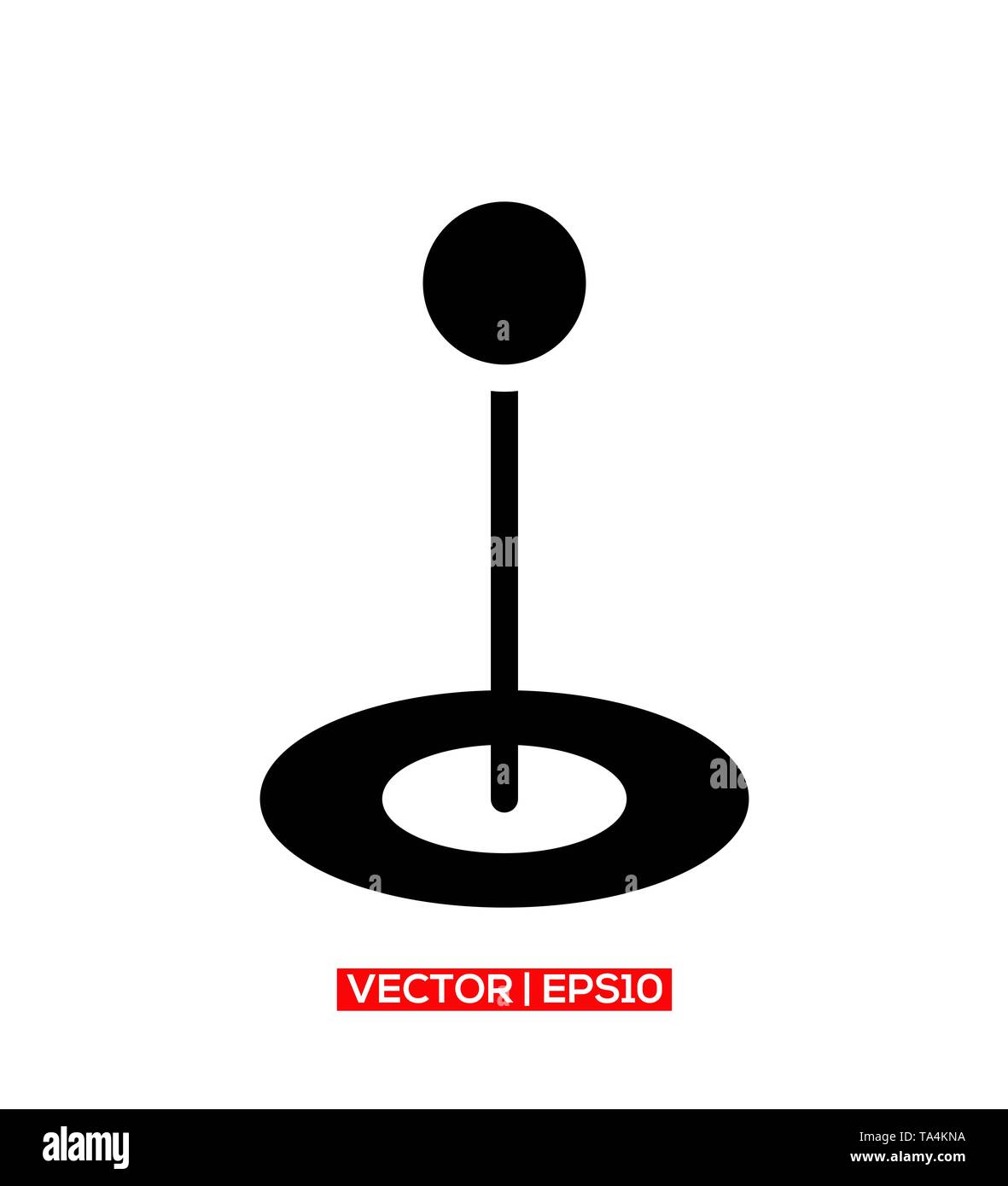 Pin Travel Mark Sign Icon Vector Illustration. Editable stroke and ...