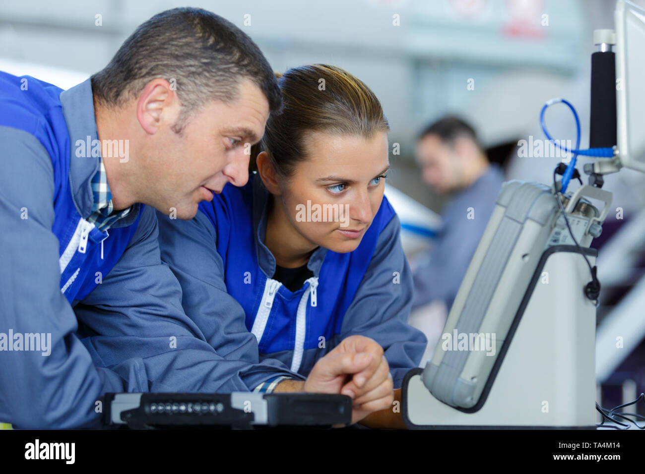Engineers monitor hi-res stock photography and images - Alamy