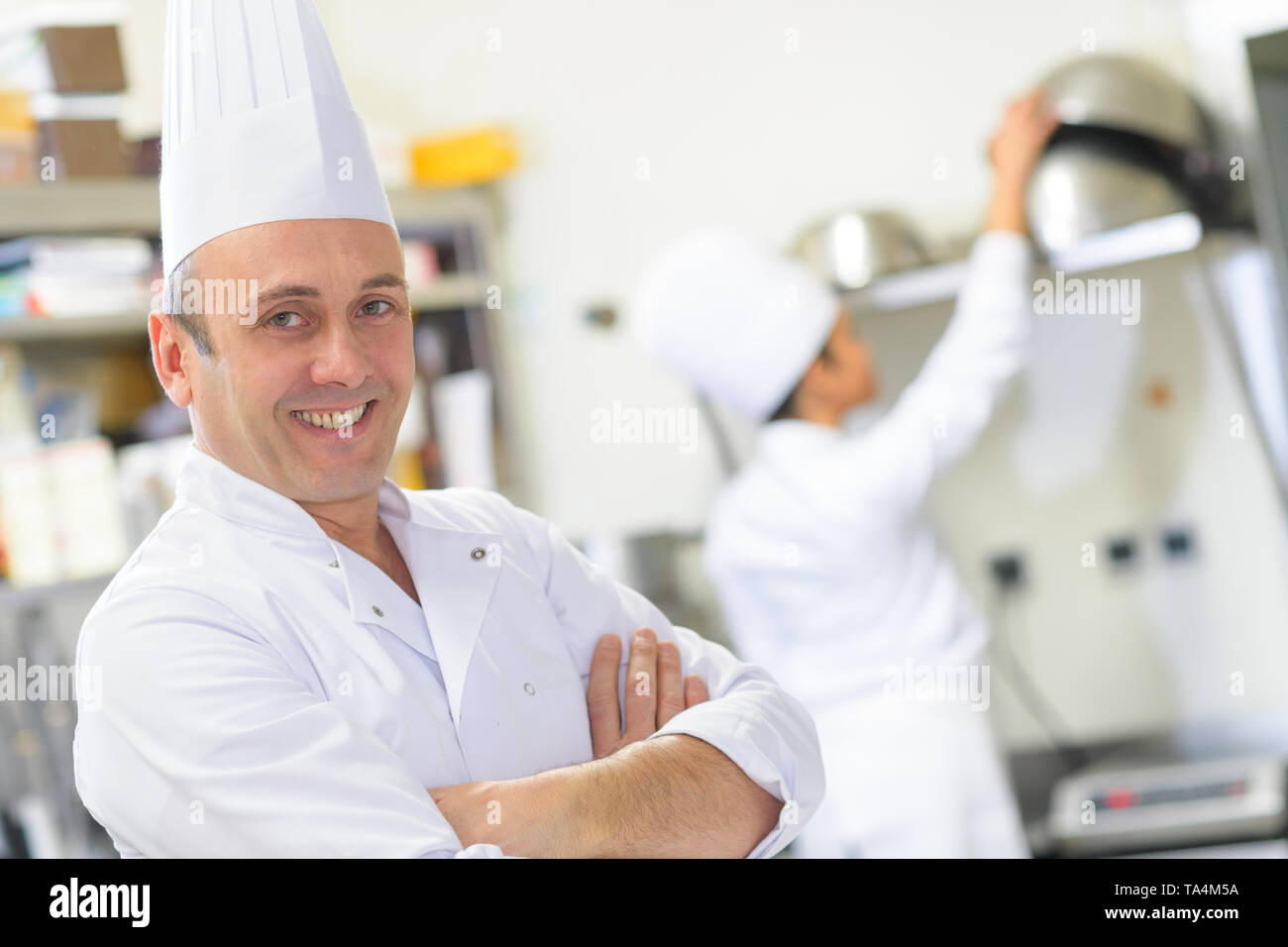 portrait of happy chef cook Stock Photo - Alamy