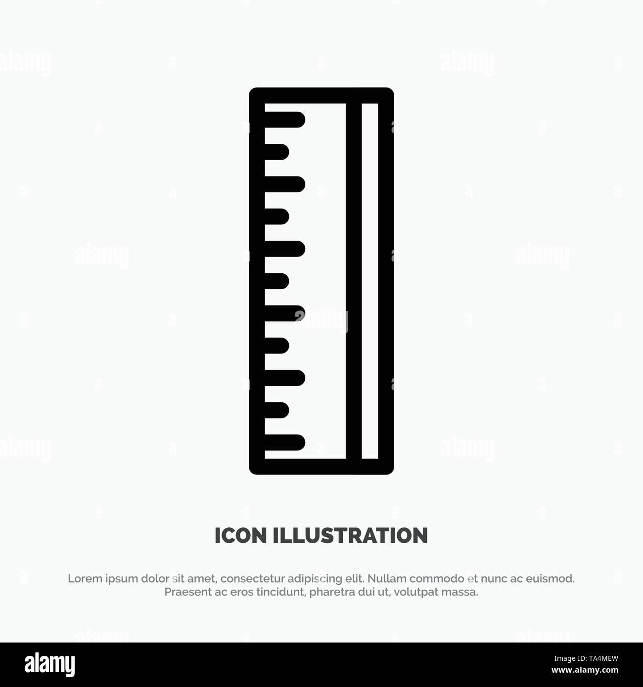 Scale line drawing Cut Out Stock Images & Pictures - Alamy