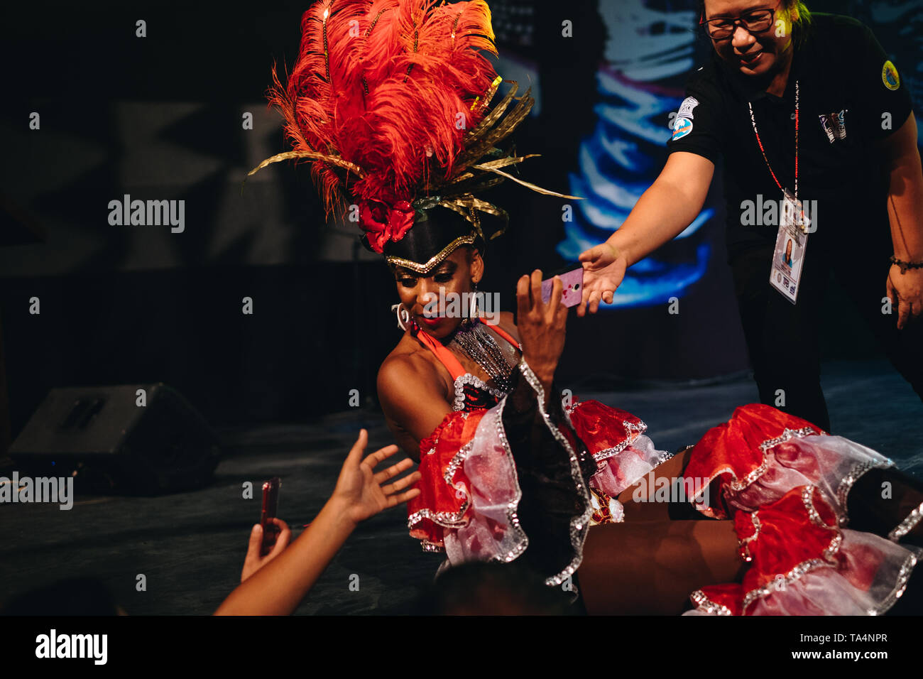 Koronadal, PH - August 18, 2018: Delegates from Caribbean Islands after ...