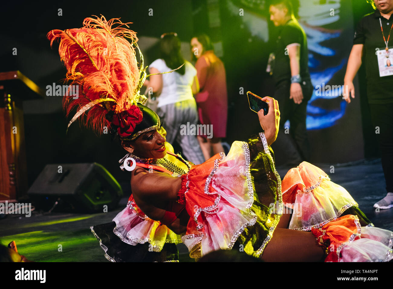 Koronadal, PH - August 18, 2018: Delegates from Caribbean Islands after ...