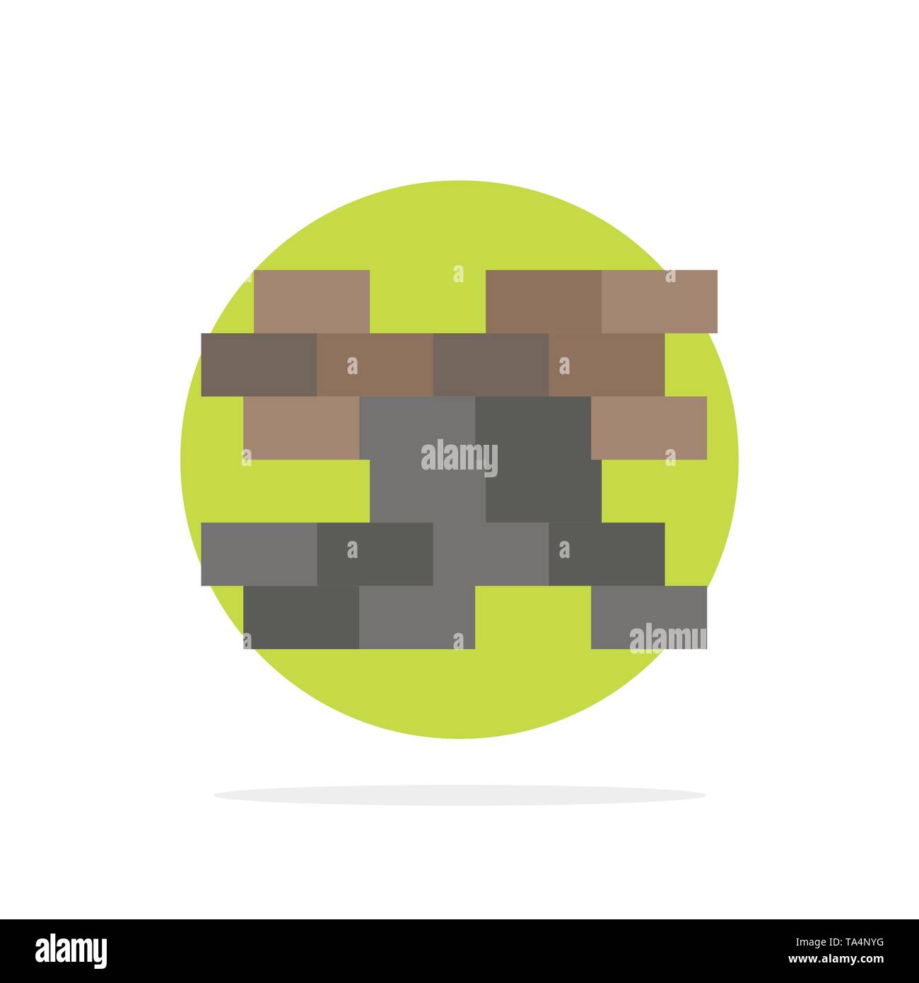 Very old dark red brick wall texture Cut Out Stock Images & Pictures - Alamy