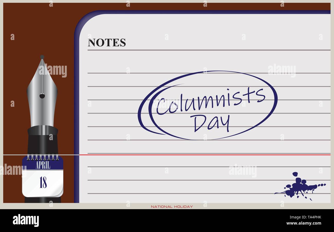 News columnist Stock Vector Images - Alamy