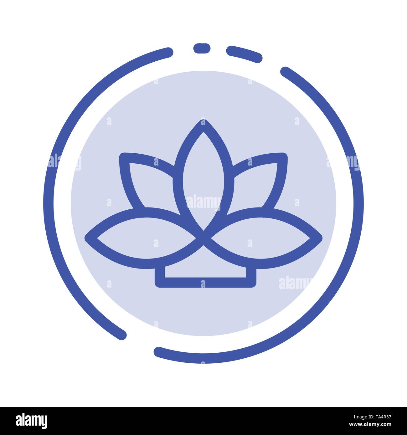 Blue lotus of india Stock Vector Images - Alamy