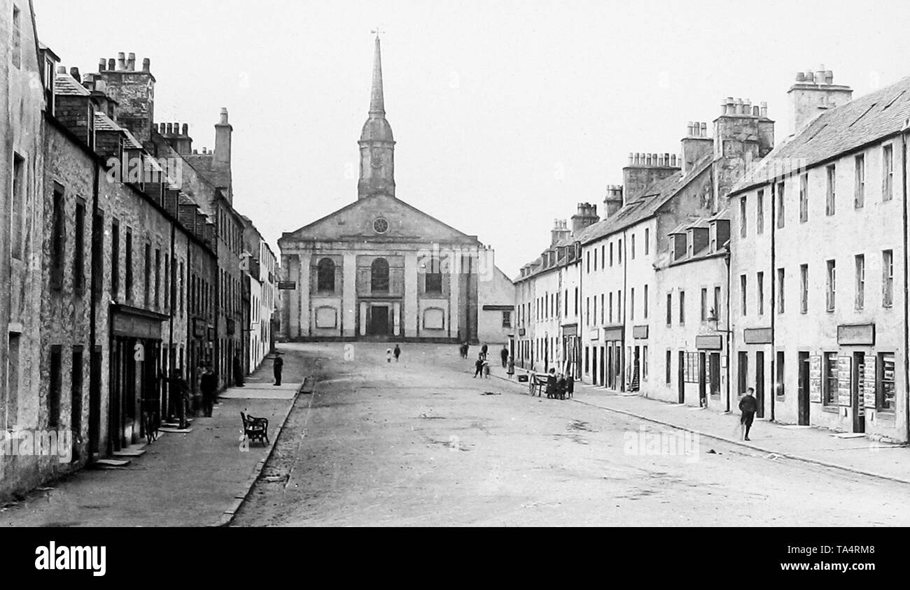 Old main street Black and White Stock Photos & Images - Alamy