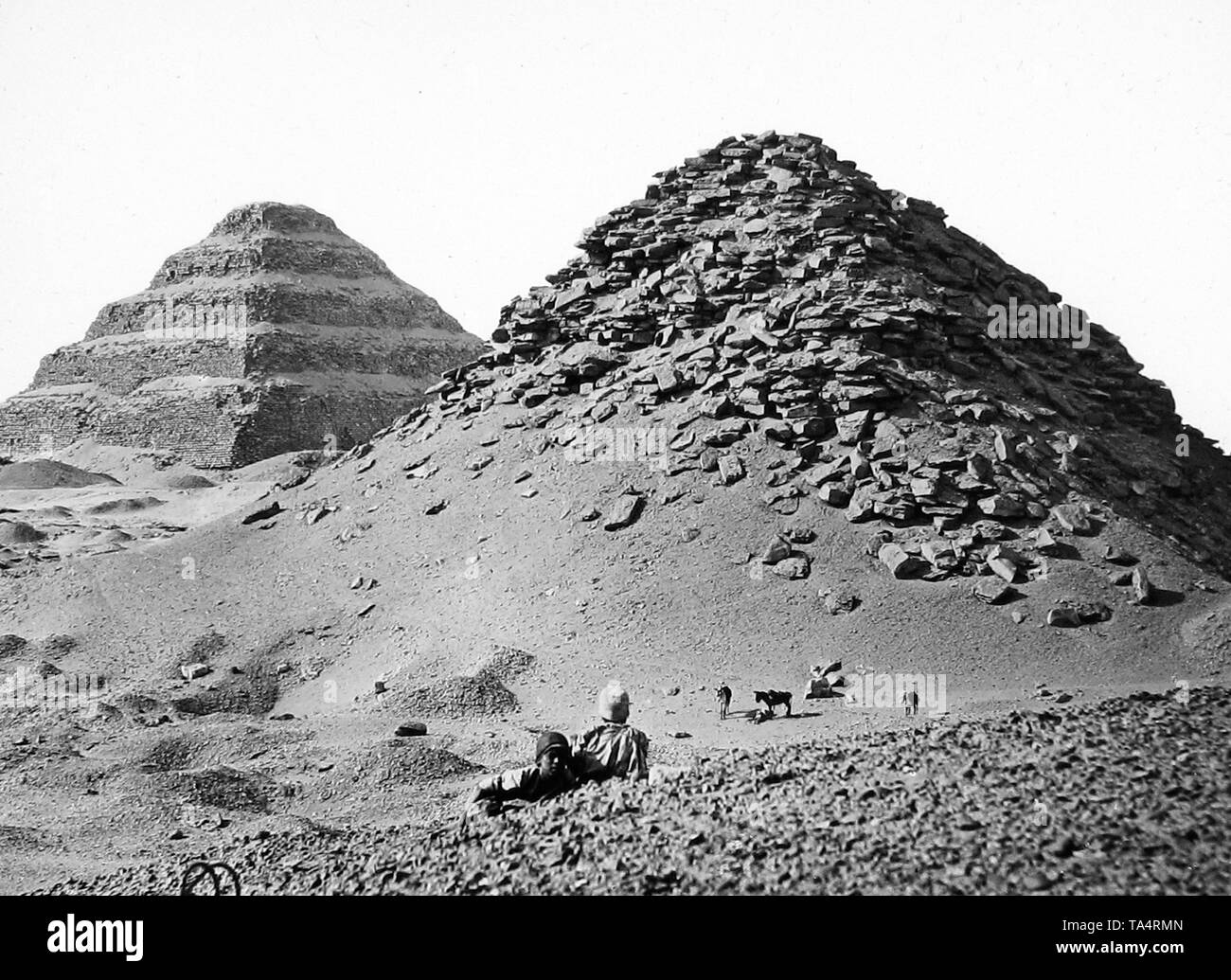 Stepped Pyramid of Sakkara, Egypt Stock Photo - Alamy