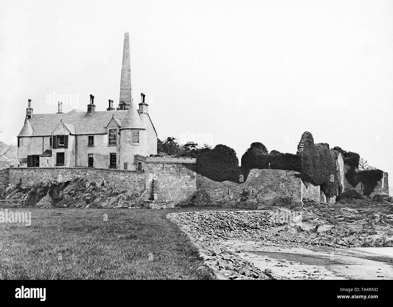 Dunglass Castle, Scotland Stock Photo - Alamy