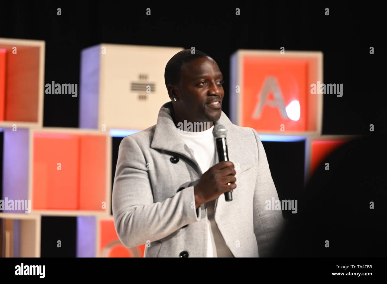 Toronto , Canada - 21 May 2019; Akon, Global artist & Akoin chairman ...