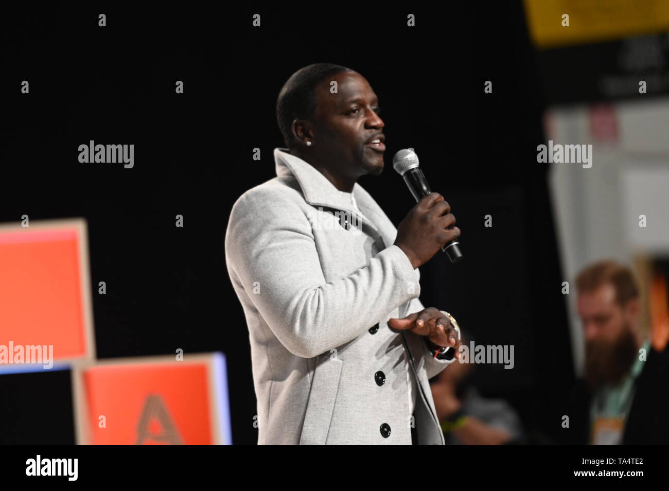 Toronto , Canada - 21 May 2019; Akon, Global artist & Akoin chairman ...