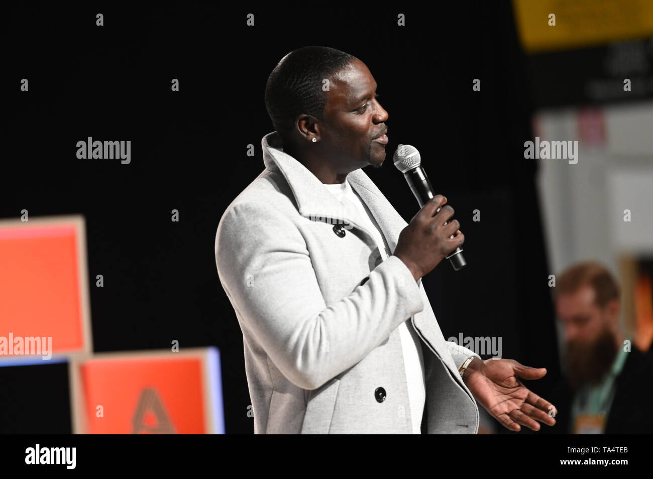 Toronto , Canada - 21 May 2019; Akon, Global artist & Akoin chairman ...