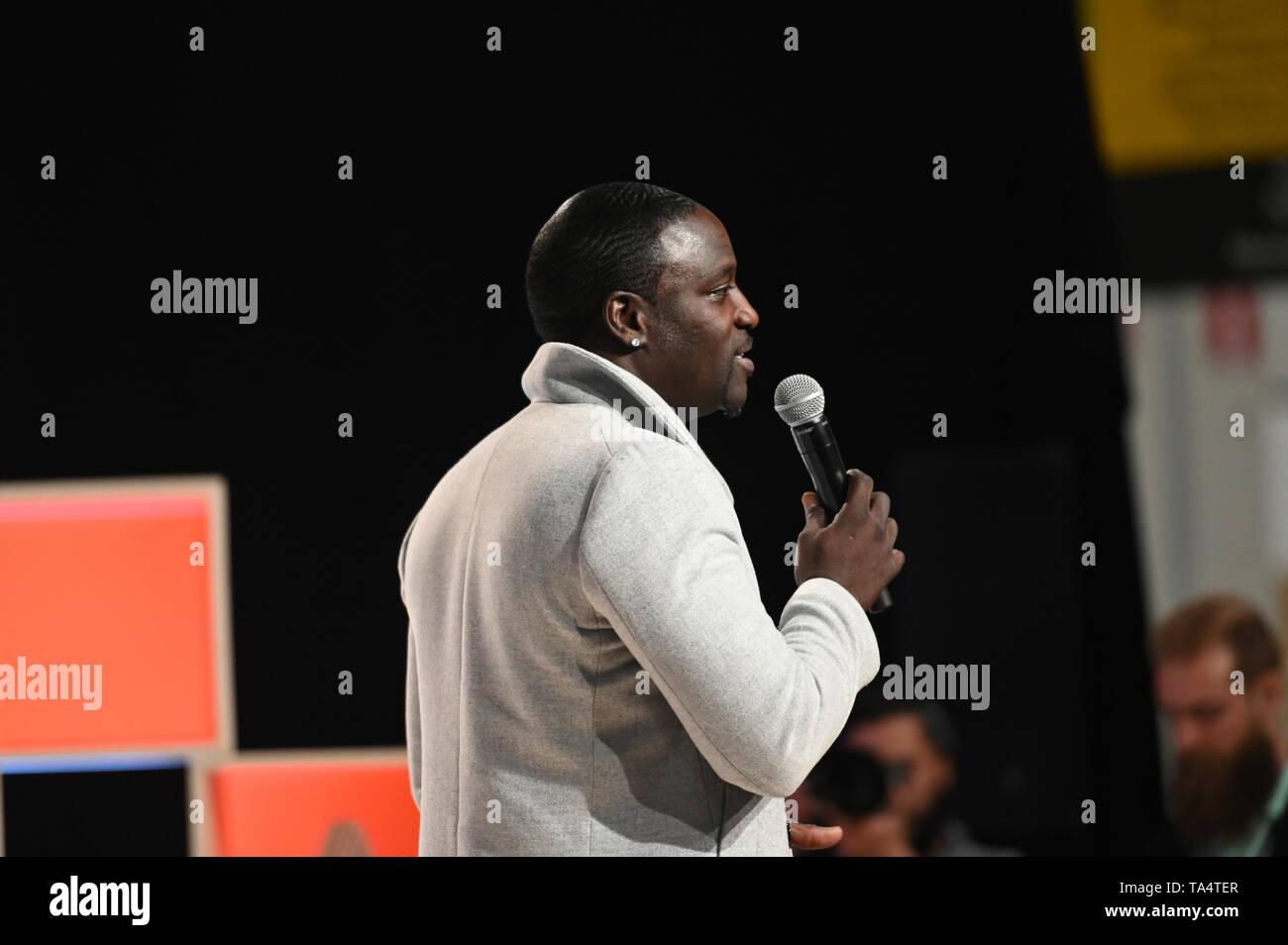 Toronto , Canada - 21 May 2019; Akon, Global artist & Akoin chairman ...