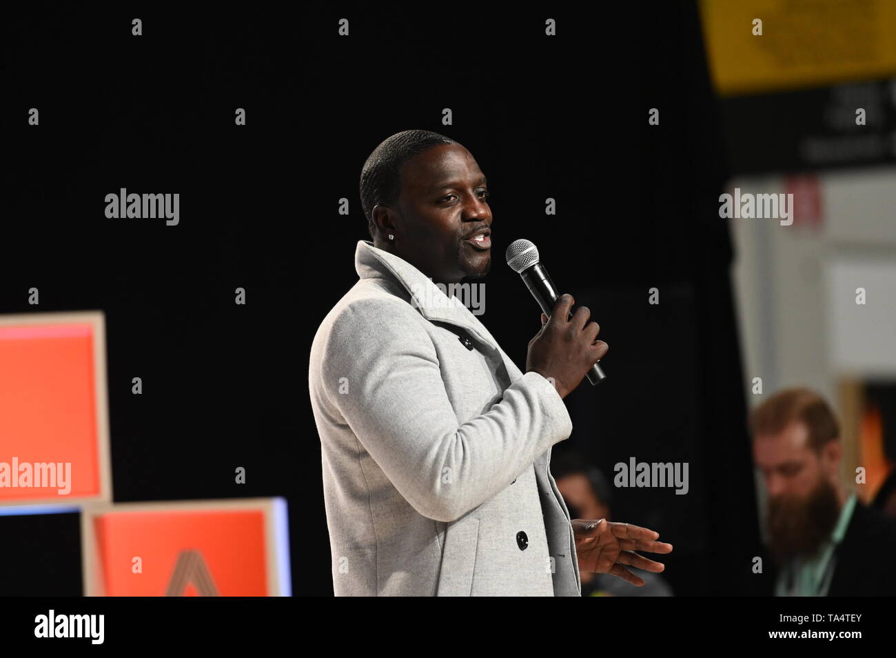 Toronto , Canada - 21 May 2019; Akon, Global artist & Akoin chairman ...