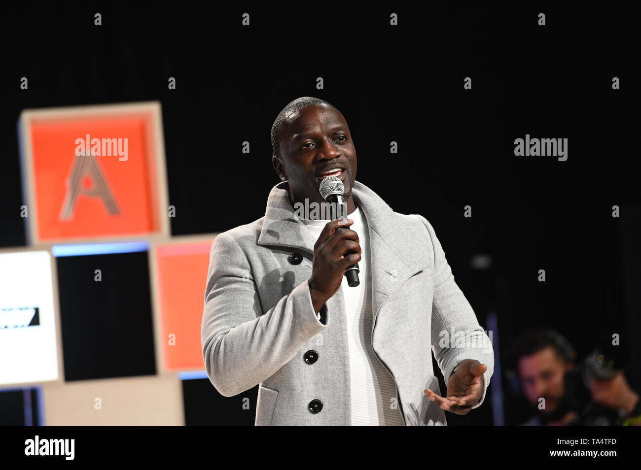 Toronto , Canada - 21 May 2019; Akon, Global artist & Akoin chairman ...