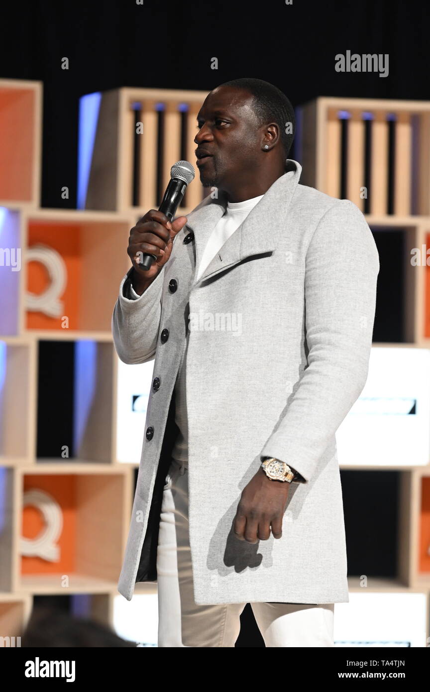 Toronto , Canada - 21 May 2019; Akon, Global artist & Akoin chairman ...