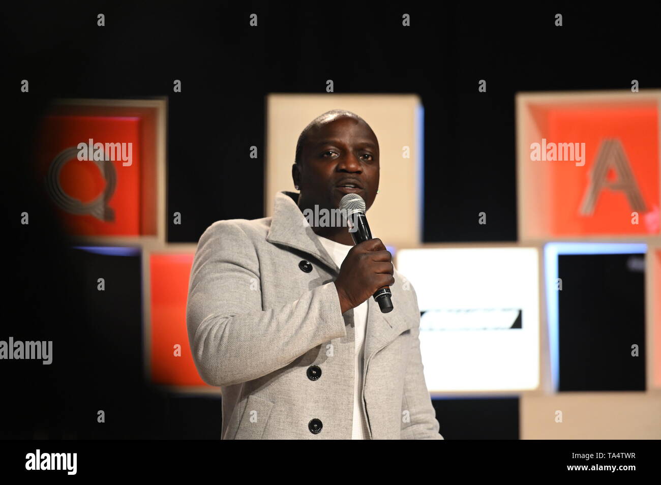 Toronto , Canada - 21 May 2019; Akon, Global artist & Akoin chairman ...