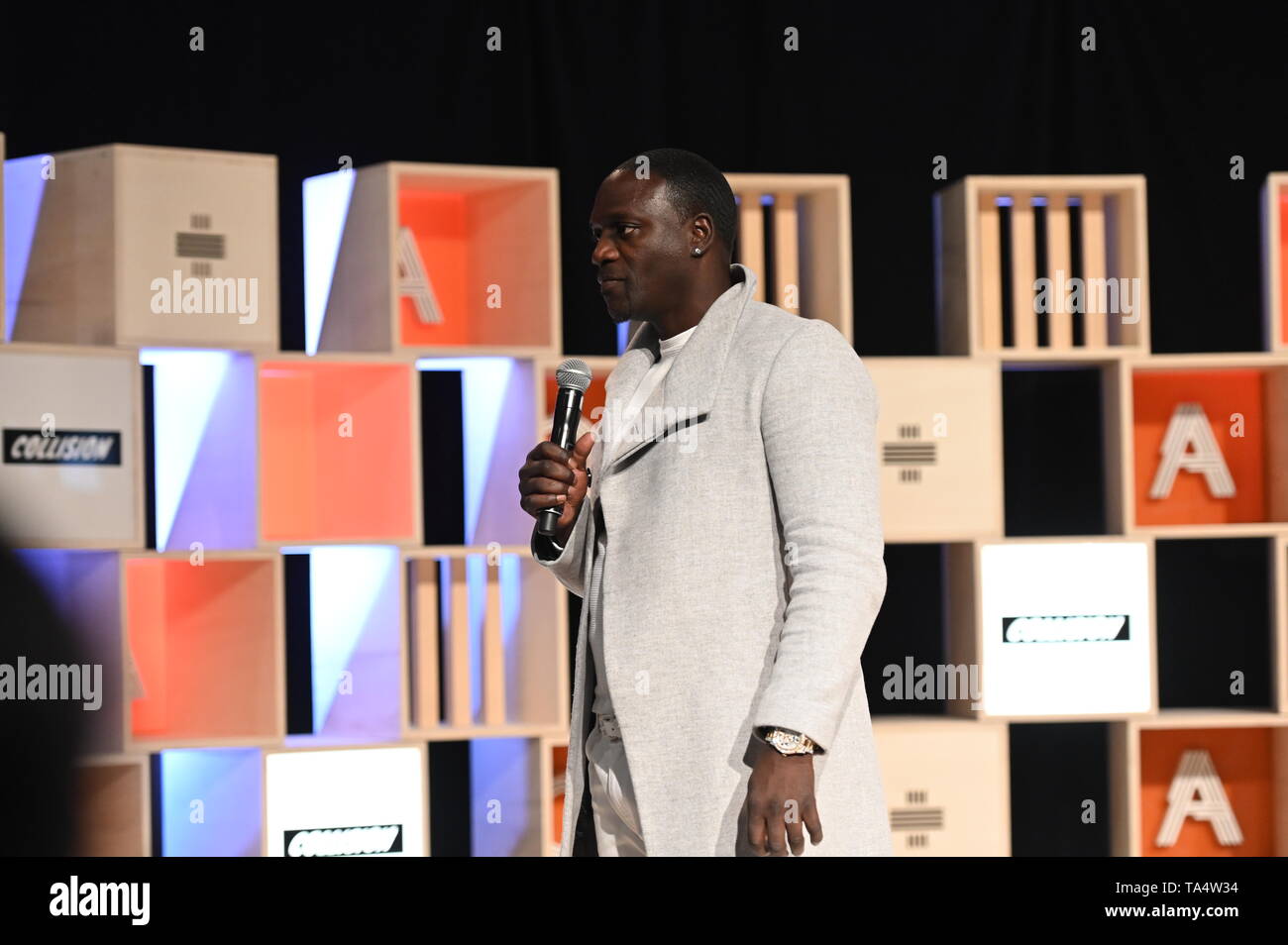 Toronto , Canada - 21 May 2019; Akon, Global artist & Akoin chairman ...