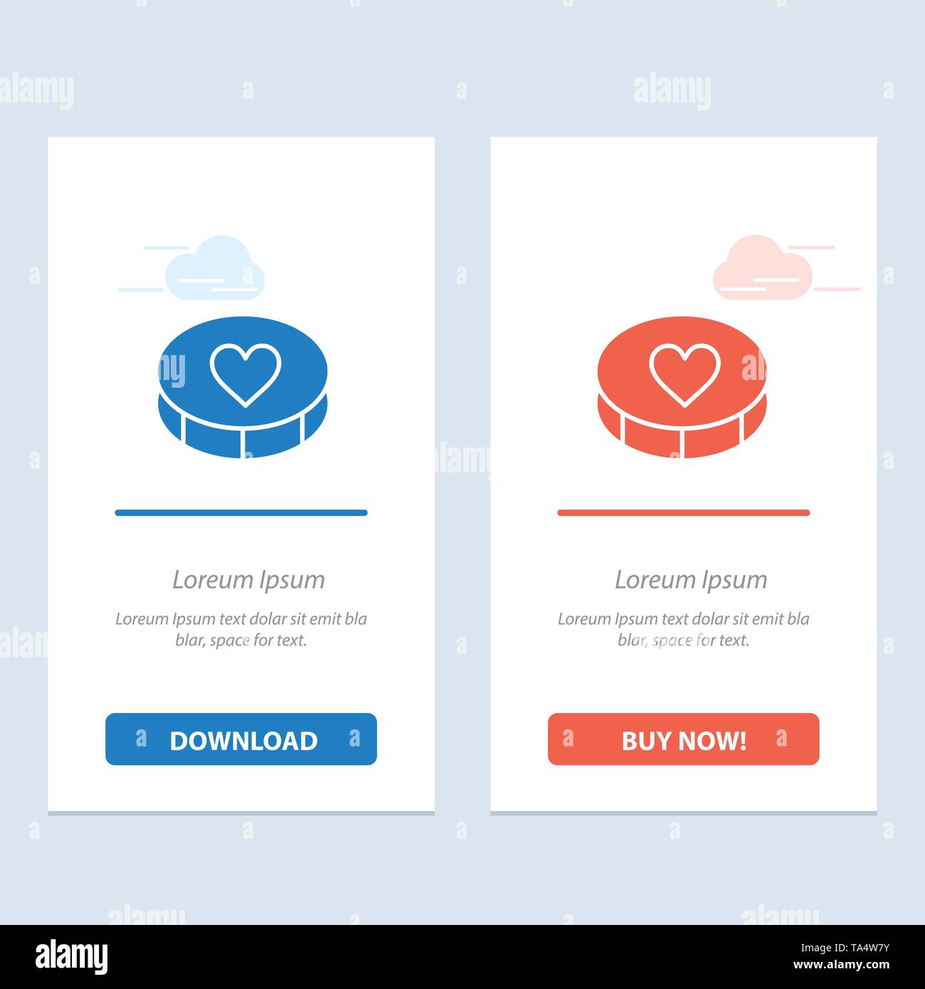 Favorite, Heart, Love, Loves Blue and Red Download and Buy Now web ...