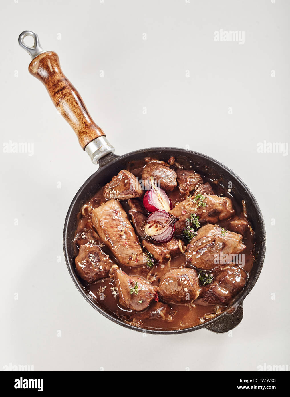 Top down pan hi-res stock photography and images - Alamy