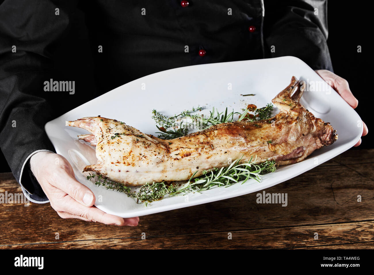 Roast hare hi-res stock photography and images - Alamy