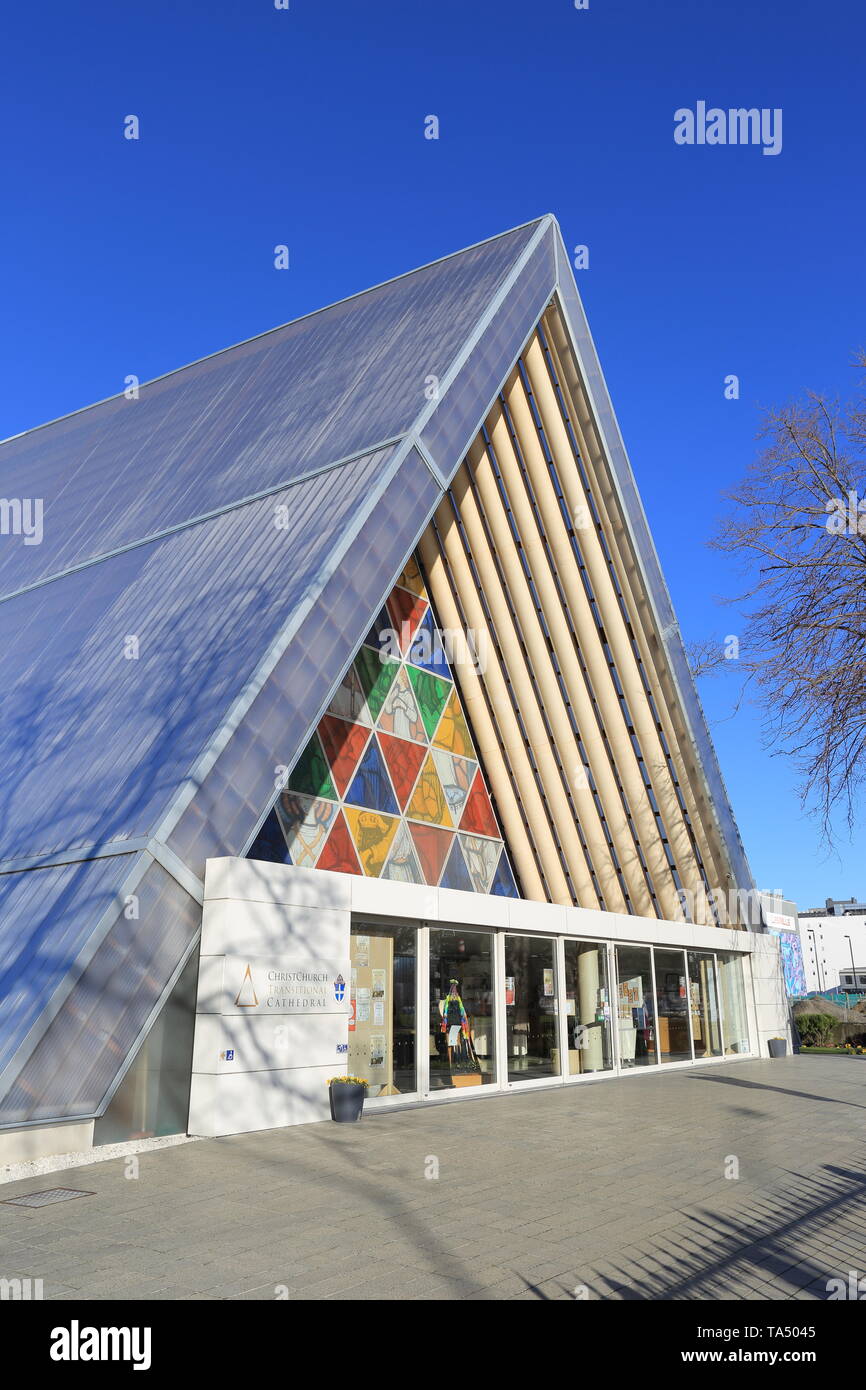 Transitional Cathedral, Christchurch, New Zealand Stock Photo - Alamy