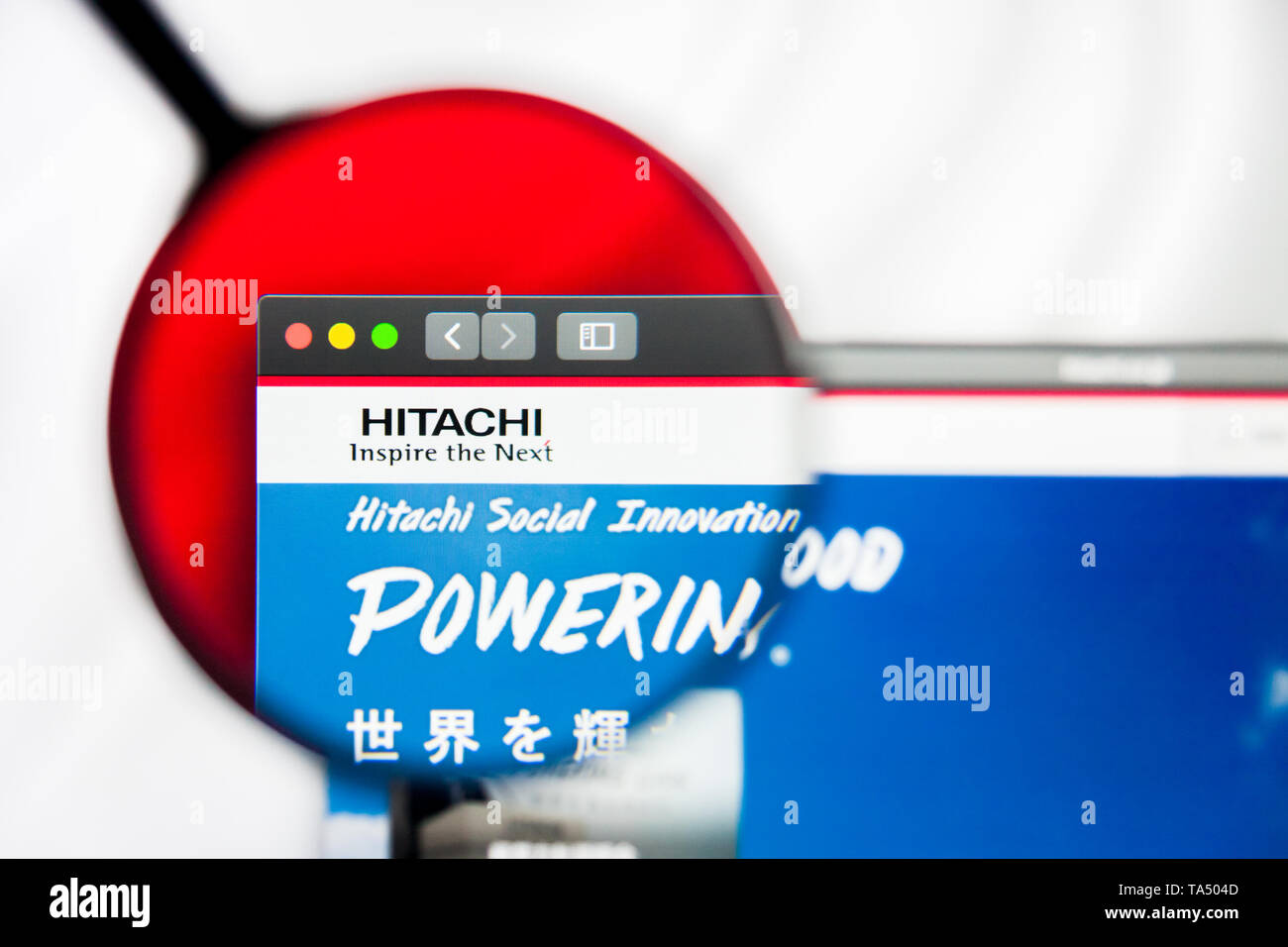 Hitachi logo hi-res stock photography and images - Alamy