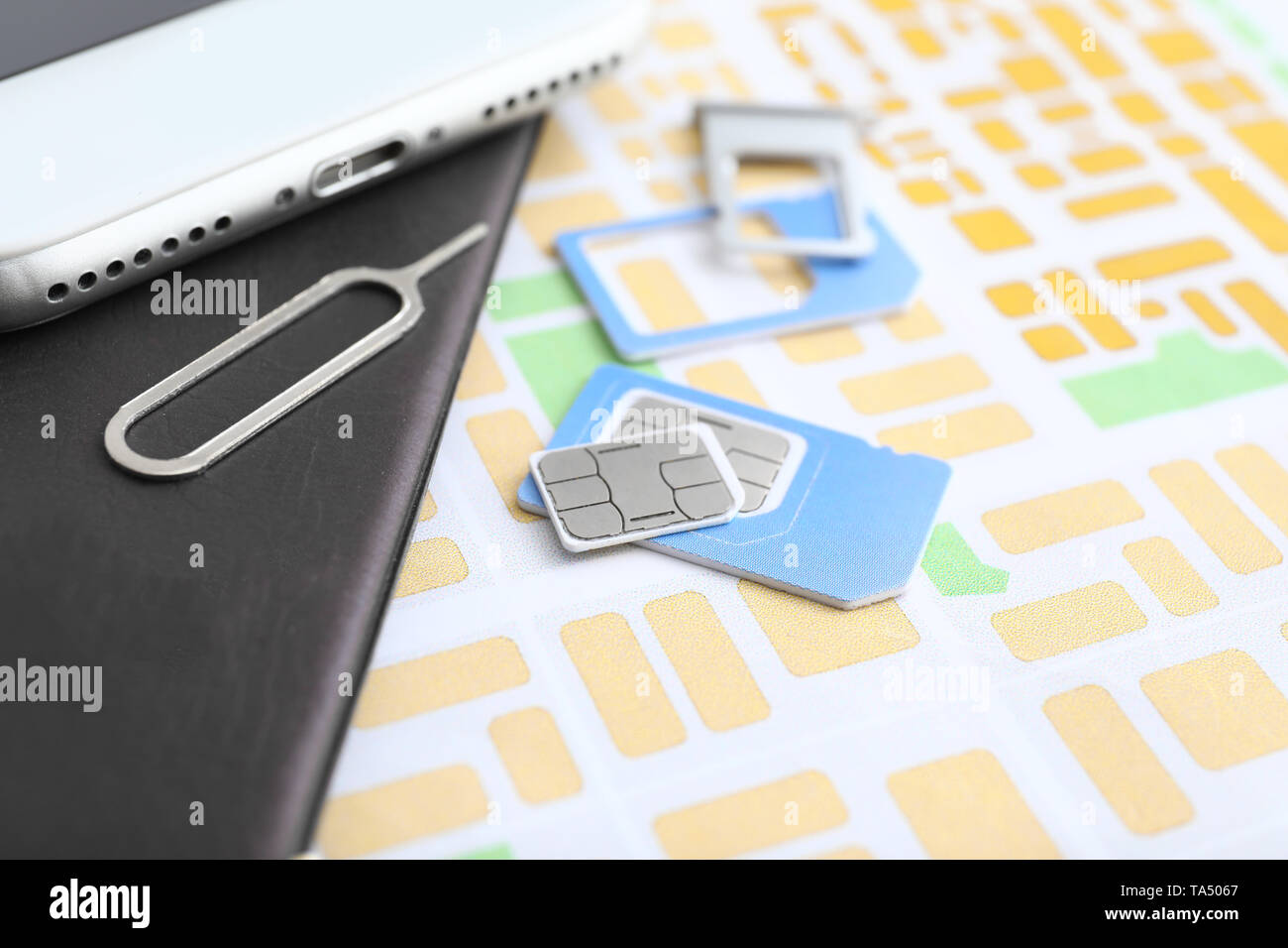 Prepaid map hi-res stock photography and images - Alamy