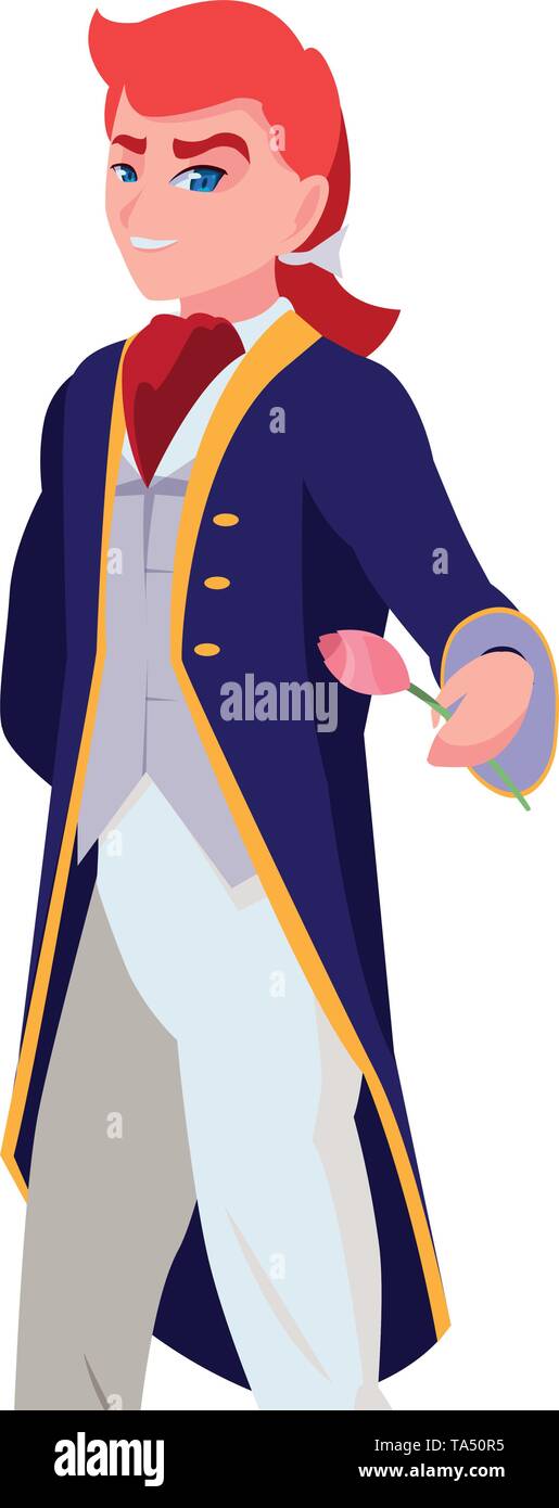 prince charming of tales character vector illustration design Stock ...