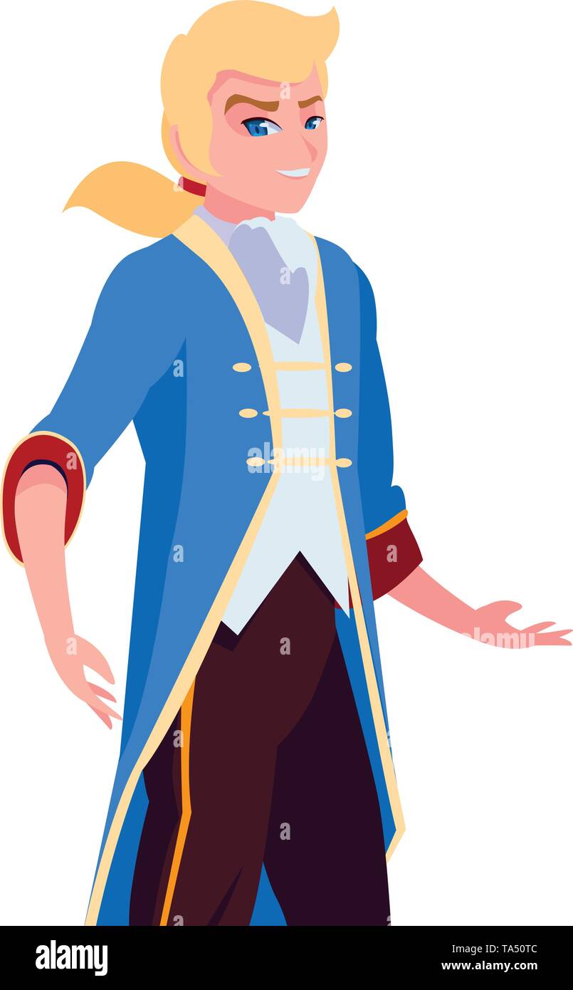 prince charming of tales character vector illustration design Stock ...