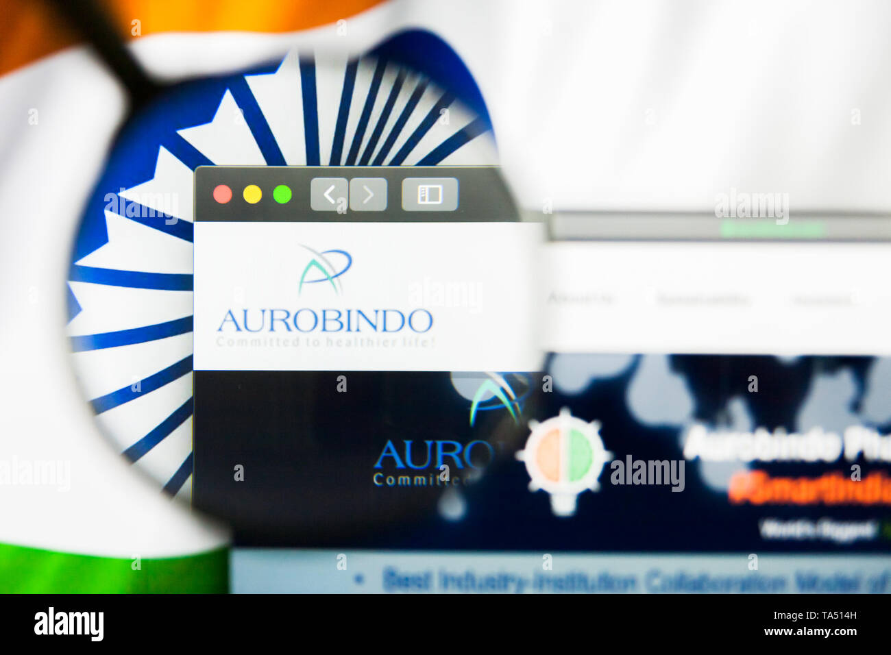 Aurobindo logo hi-res stock photography and images - Alamy