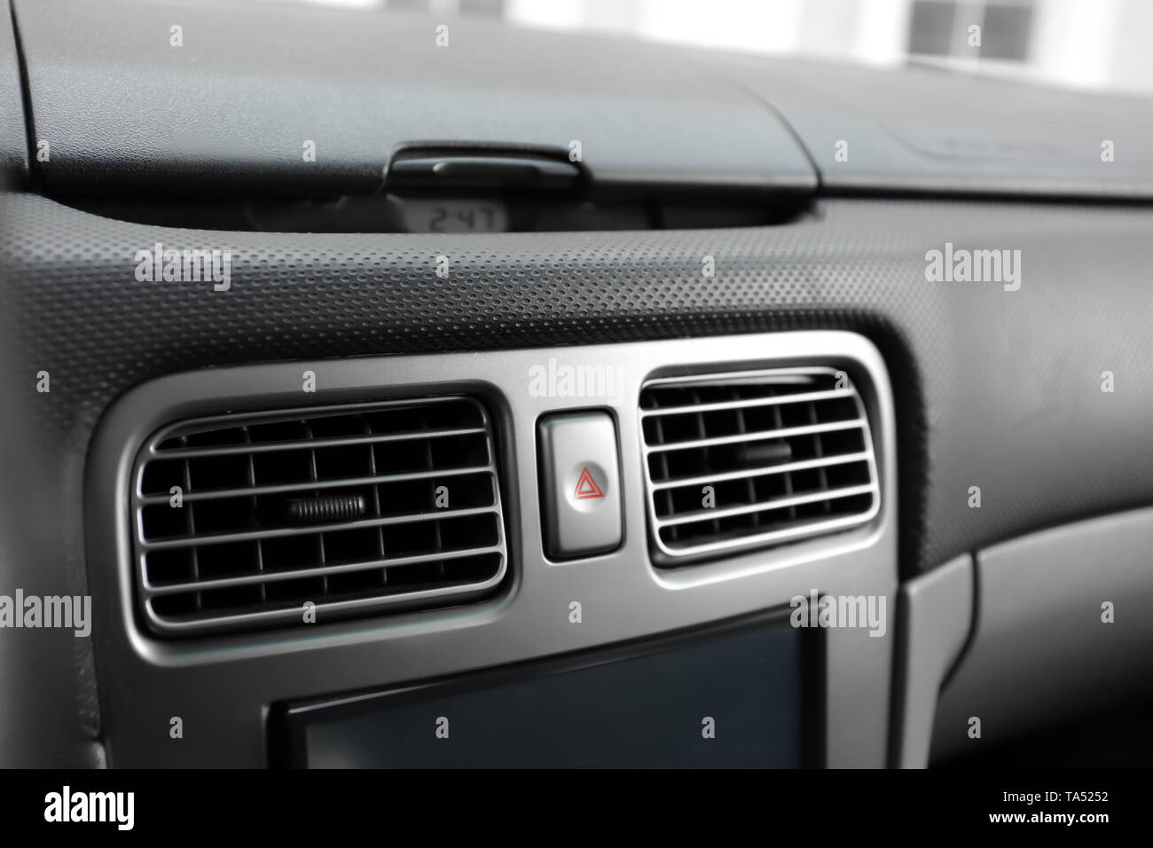 Air conditioner system in modern car, closeup Stock Photo - Alamy