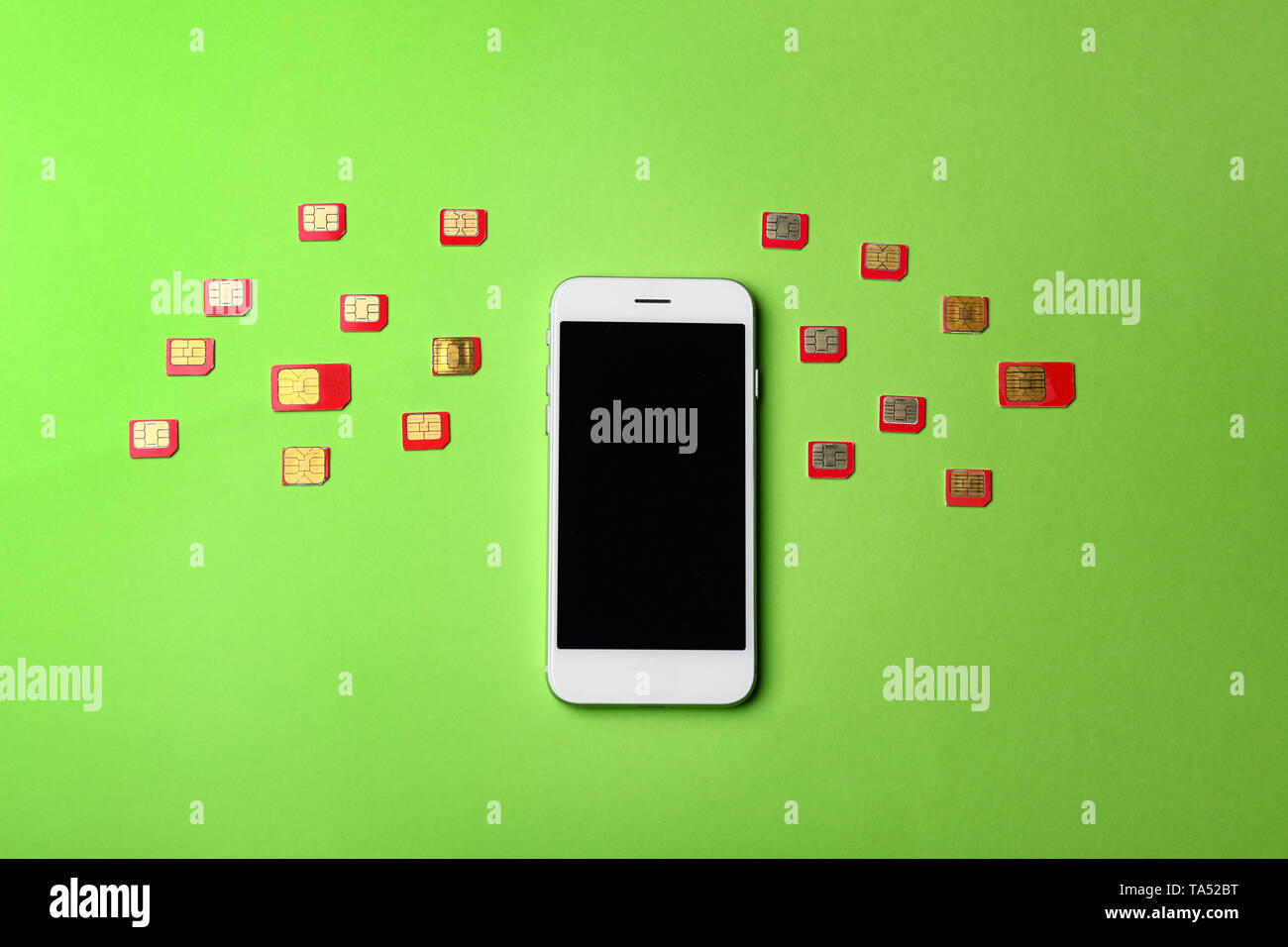 Sim cards sizes hi-res stock photography and images - Alamy