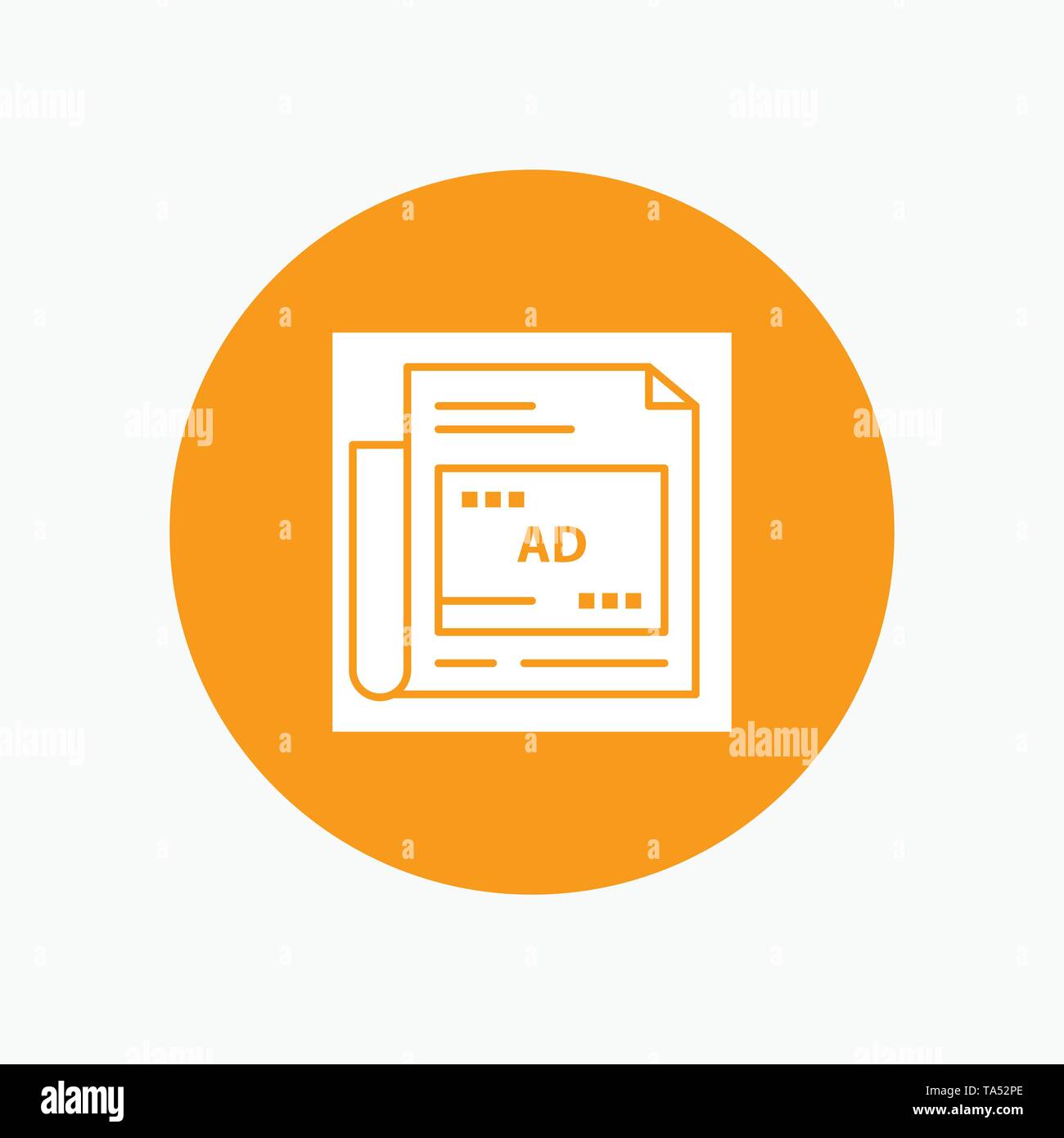 Daily news post ad Stock Vector Images - Alamy