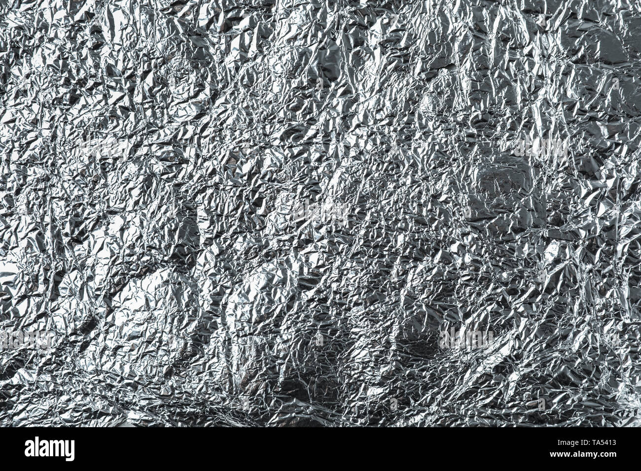 Silver foil texture Stock Photo - Alamy