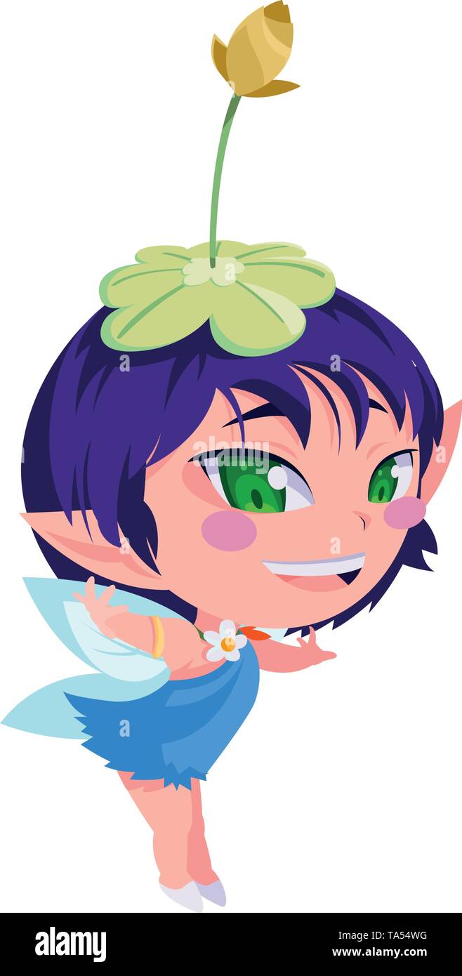 beautiful magic fairy character vector illustration design Stock Vector ...