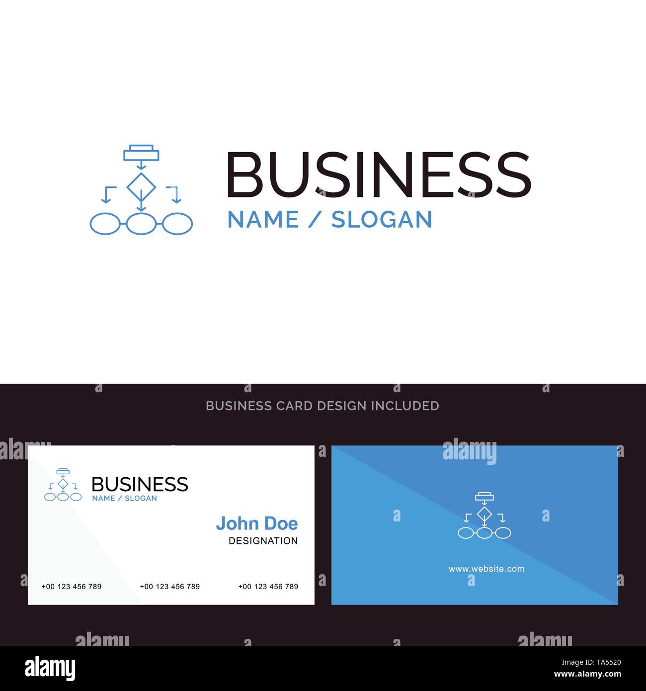 Flowchart Algorithm Business Data Architecture Scheme Structure Workflow Blue Business