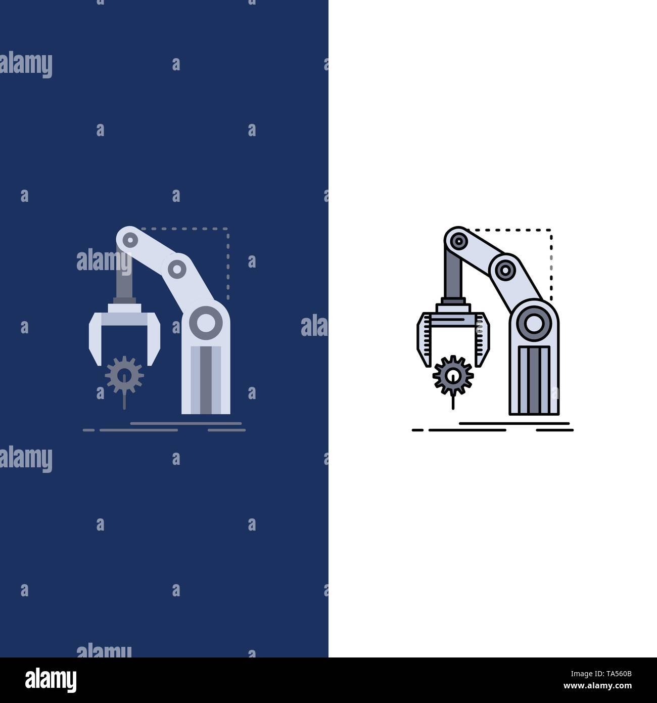 Mechanized automation Stock Vector Images - Alamy