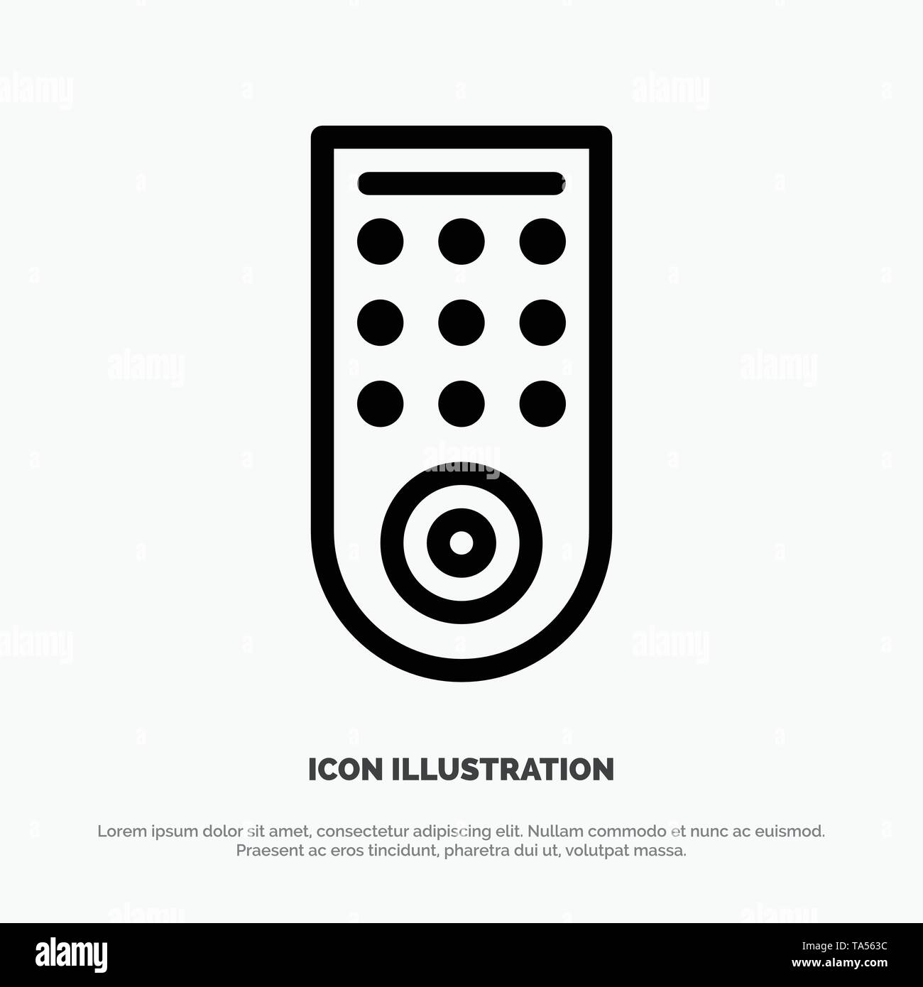 Control the tv Stock Vector Images - Alamy