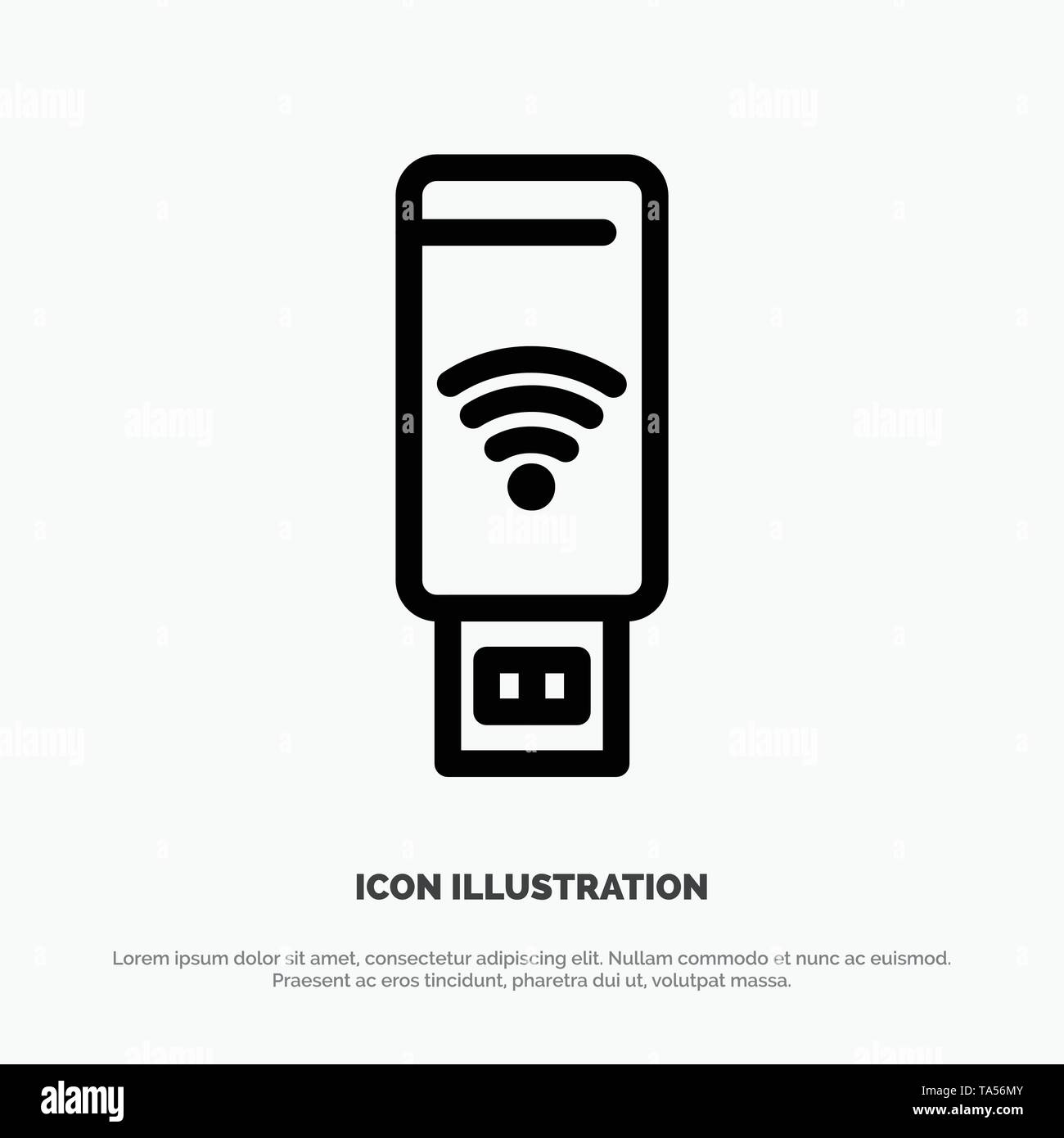 Dongle background Stock Vector Images - Alamy