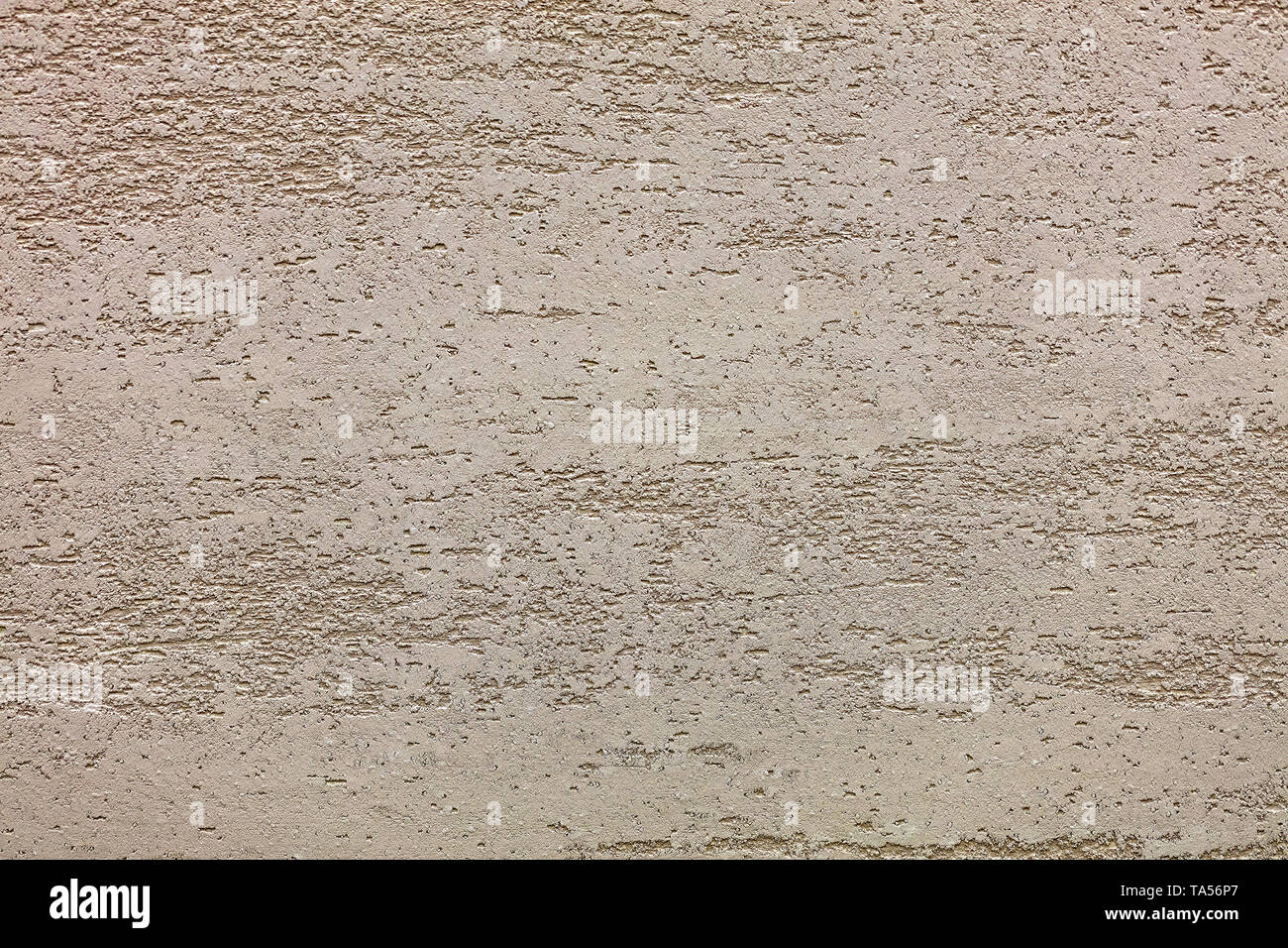 Beautiful pattern texture of beige loose plaster on the wall Stock ...