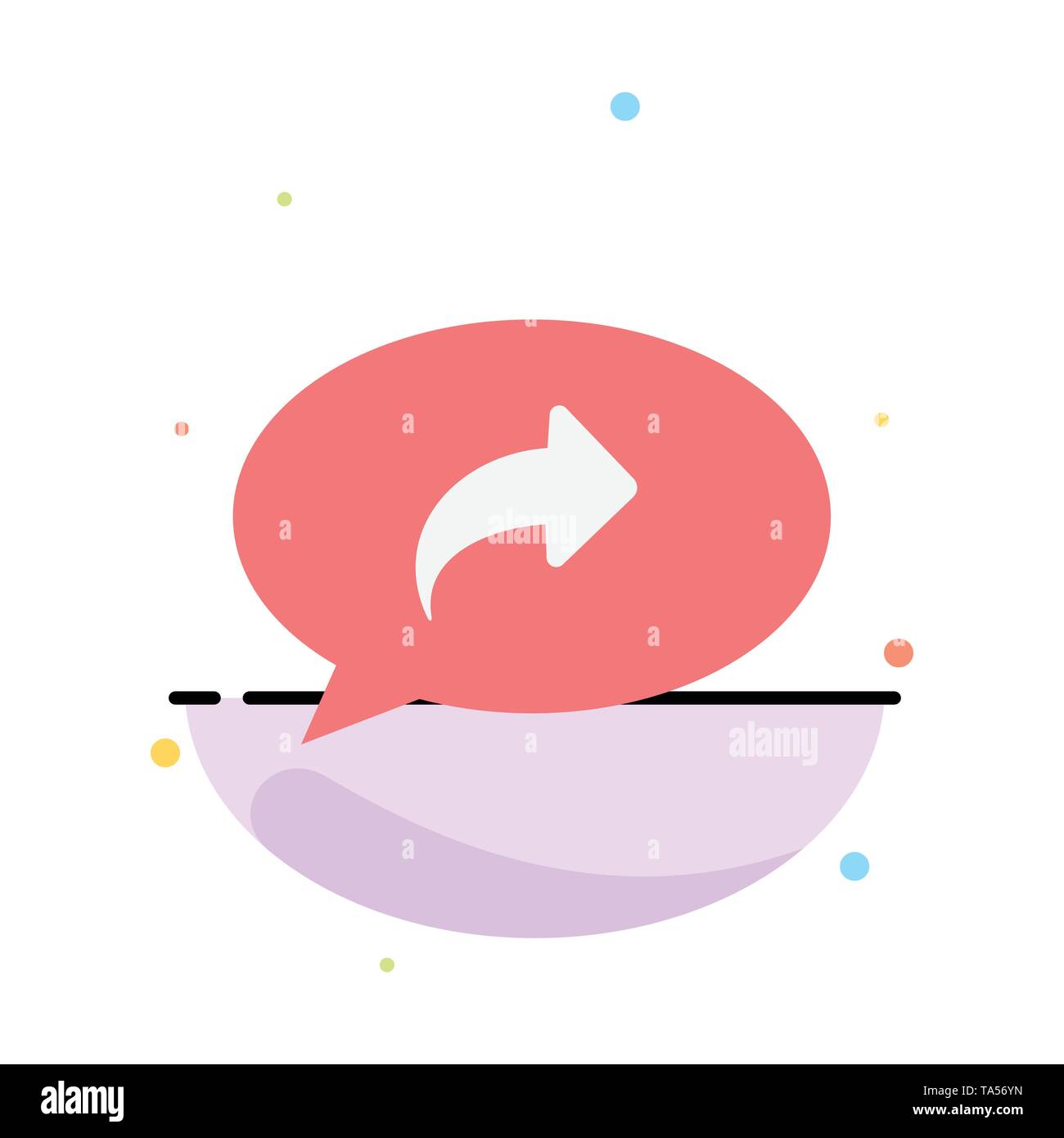 Arrow graph chat icon hi-res stock photography and images - Alamy