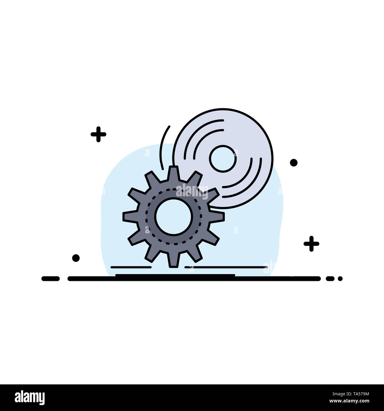 Installation disc Stock Vector Images - Alamy