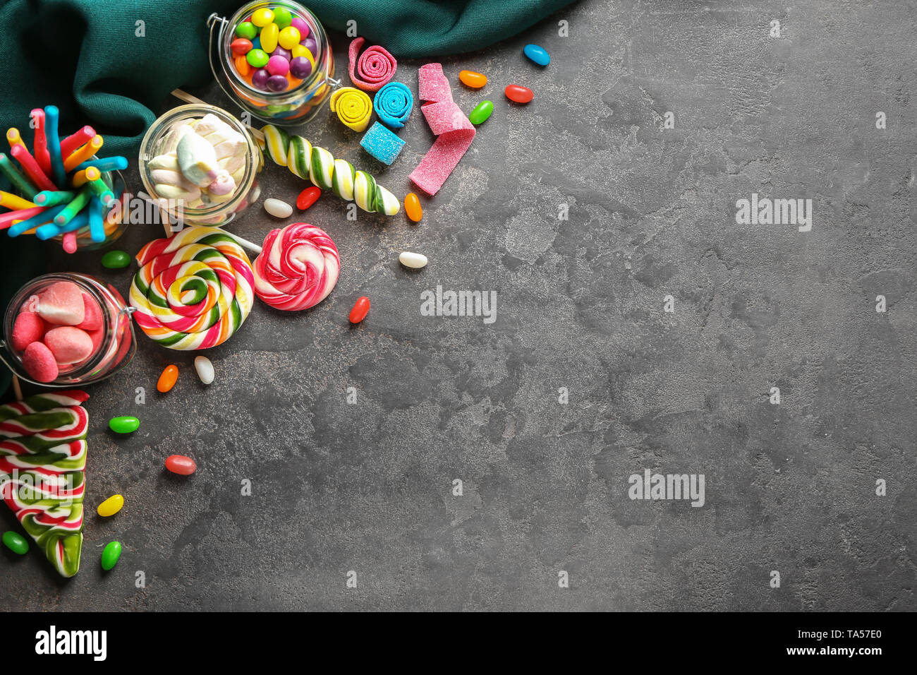 Grey candy jars hi-res stock photography and images - Alamy